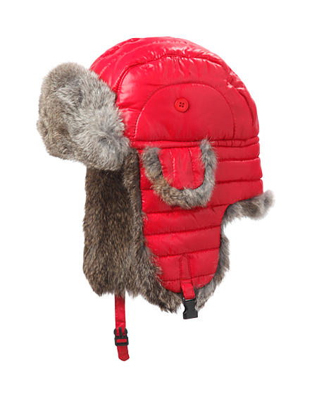 Crown Cap Nylon Shell Rabbit-Trimmed Aviator Hat | Bass Pro Shops